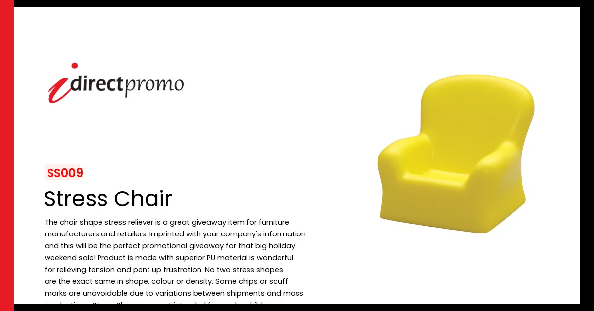 Stress Chair IDirectPromo - Custom Promotional Products and Corporate ...